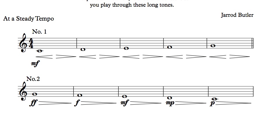 First Notes and Exercises – Jarrod Butler