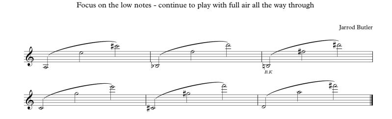 Double Register Key Exercise – Jarrod Butler